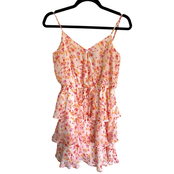 Trixxi | Dresses | Francescas Trixxi Floral Tiered Flowey Dress Womans ...